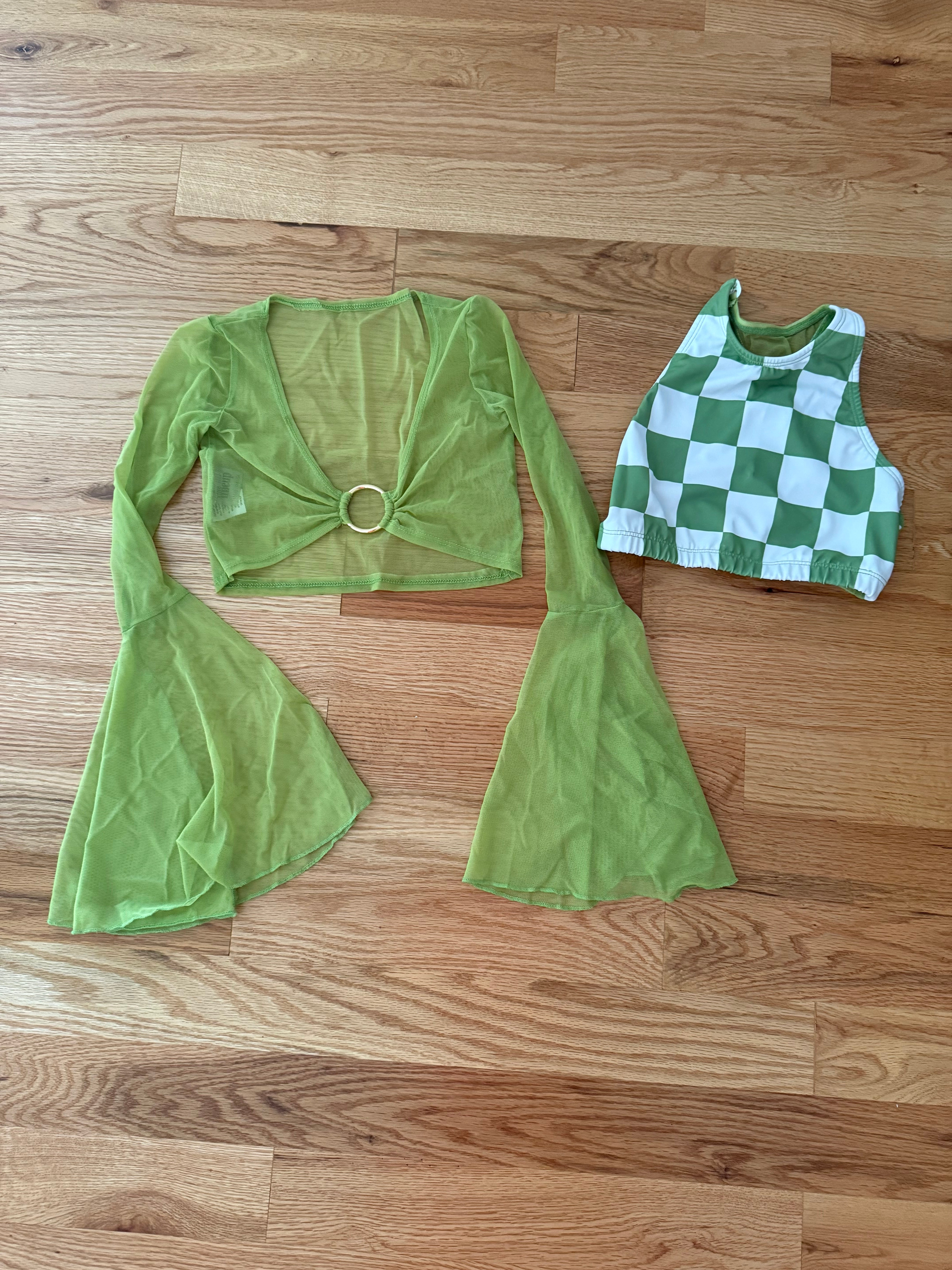 Green checkers - only 1 left! – Expressenz Costume Sale